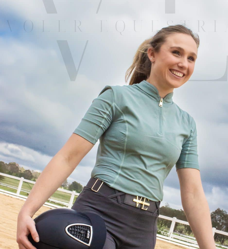 Wild Eucalyptus Short Sleeve Riding Top